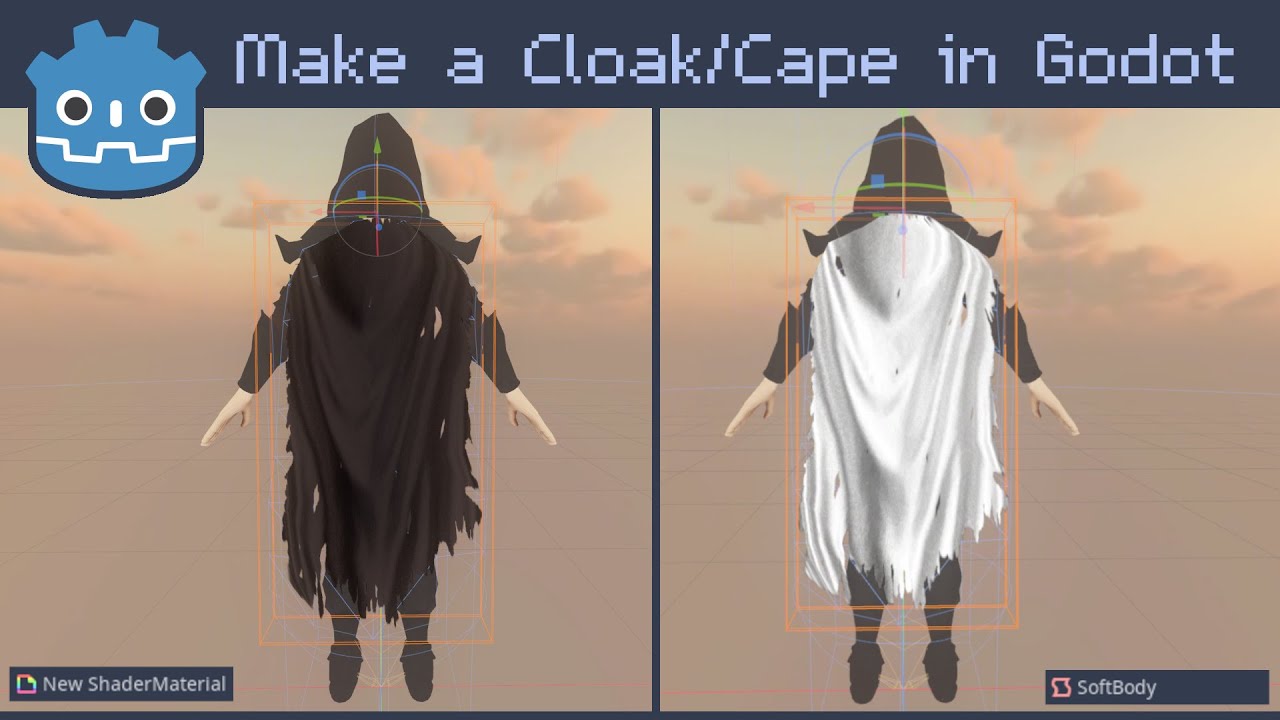 How to make a Cloak/Cape in Godot 3.3 - YouTube