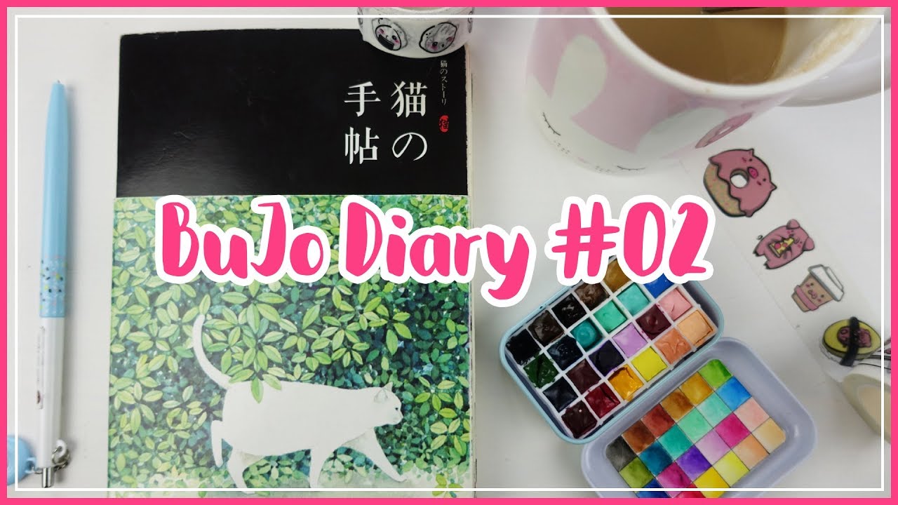 BUJO DIARY Flipthrough Feb - März 2018 | deutsch - YouTube