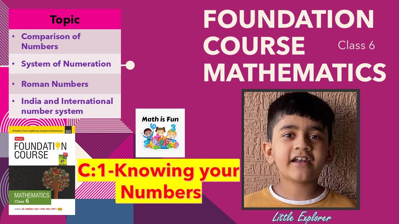 Foundation Course - Math - Knowing your numbers #maths #mathematics # ...