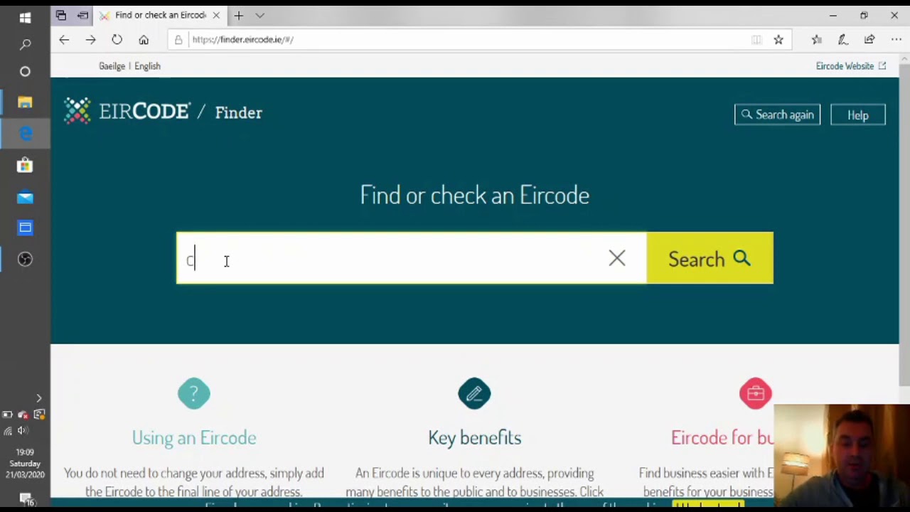 Video 1 Digital Skills Find An Eircode YouTube Video 1 Digital Skills Find An Eircode YouTube