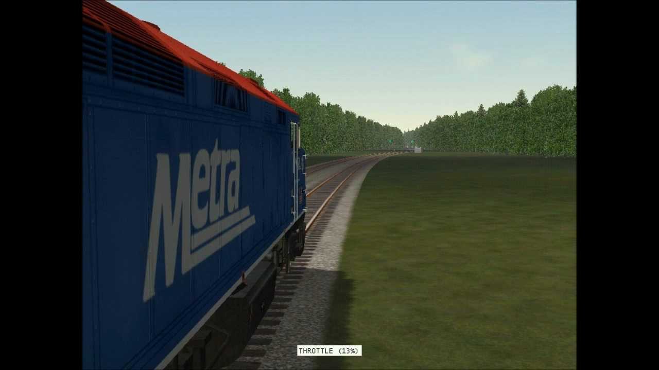 MSTS: Metra F40PH-2 #116 In Service 6.12.12 - YouTube