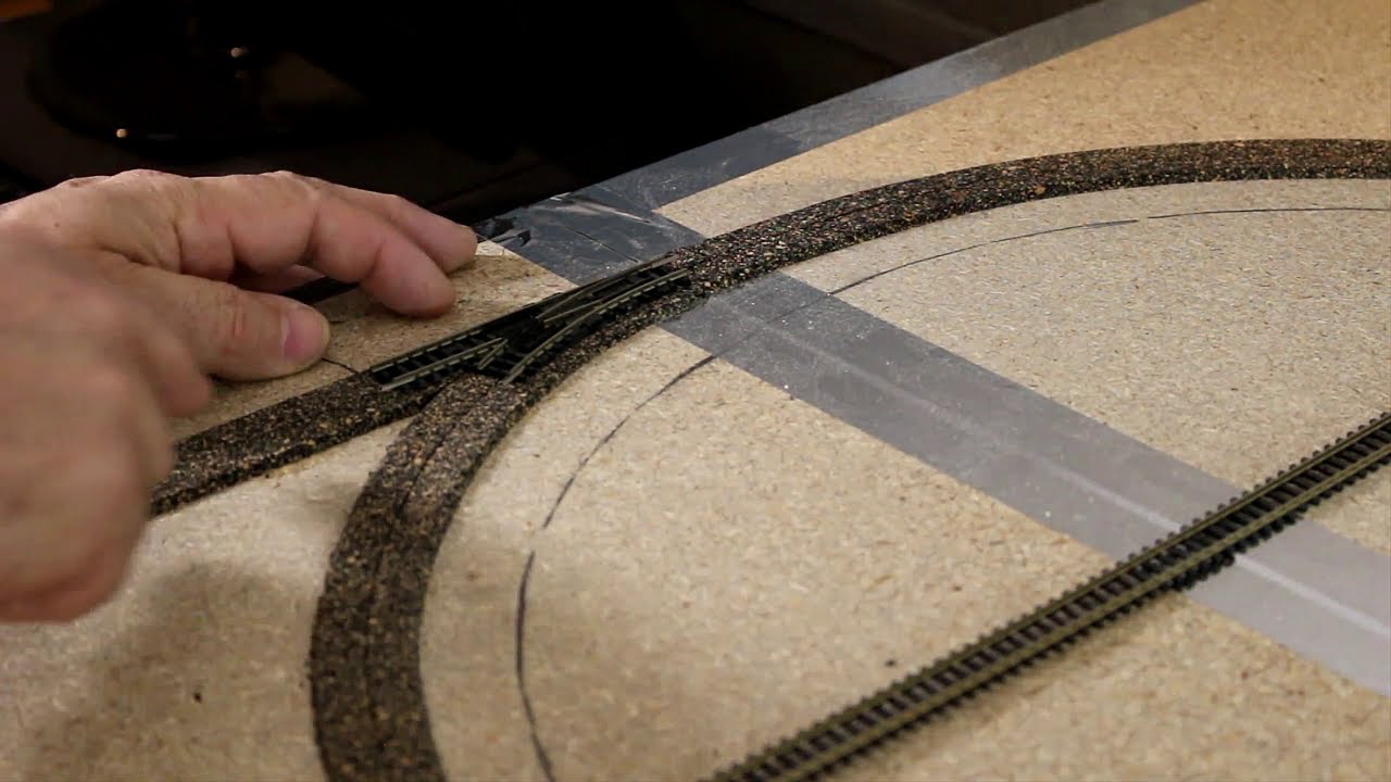 VLOG # 03 Laying the Track Bed and a section of the Track - YouTube