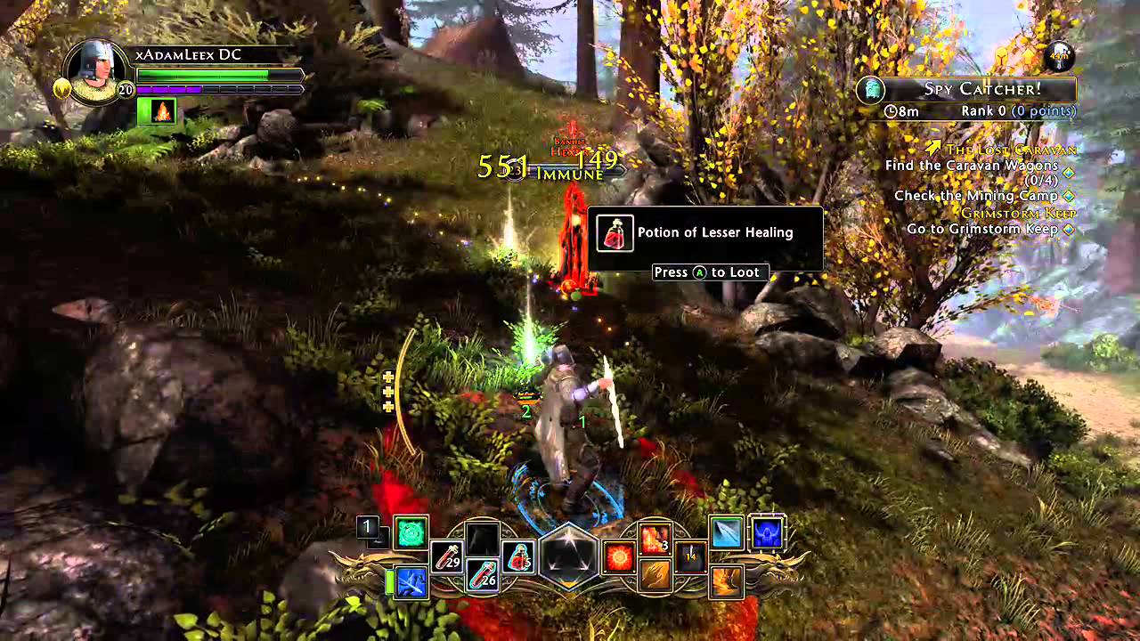 Neverwinter: Some Early Devoted Cleric Gameplay - YouTube
