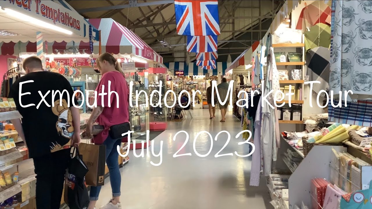 Exmouth Indoor Market Tour in Devon (July 2023) - YouTube