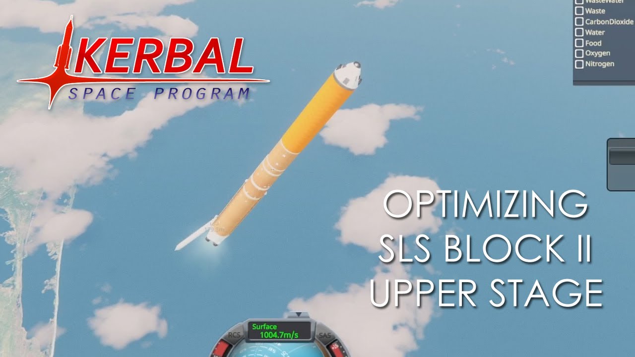 Optimizing the SLS Block II Upper Stage (RO in KSP 1.12) - YouTube