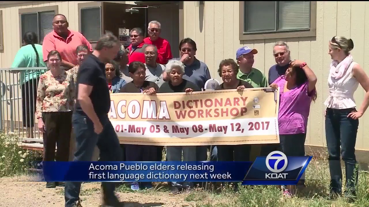 Acoma Pueblo elders to release first language dictionary - YouTube