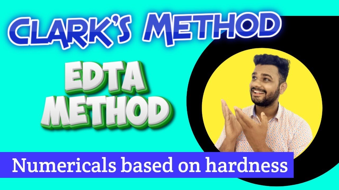 Numericals based on hardness of water and EDTA method | Lec-5 ...