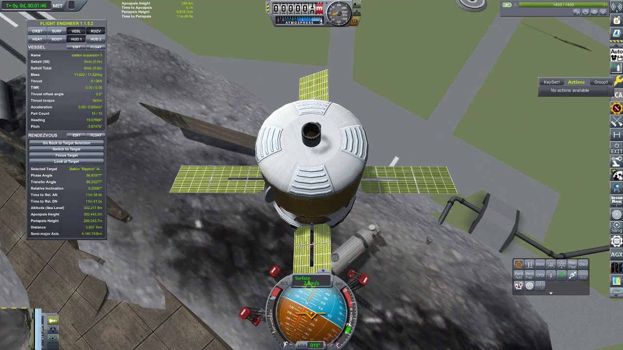 KSP 1.4.3 and SSTU w/negative mass ... "This isn't right!" - YouTube