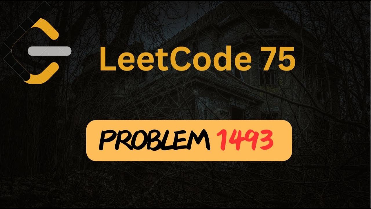 Longest Subarray of 1's After Deleting One Element - 1493 - Sliding Window - Leetcode 75 ...