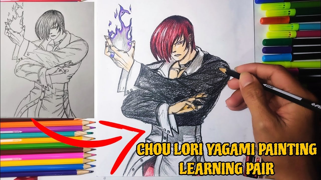 CHOU LORI YAGAMI PAINTING LEARNING PAIR - YouTube