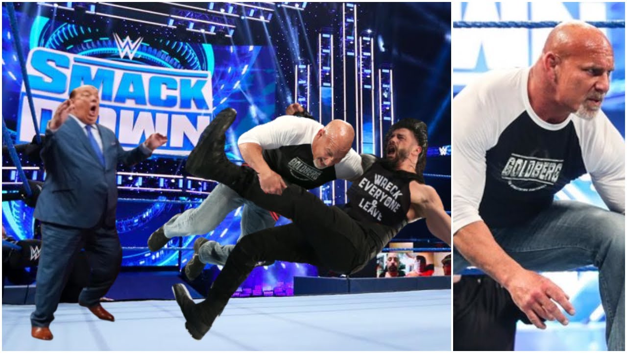 Goldberg RETURNS & ATTACKS Roman Reigns 2020 ? Goldberg CHALLENGES ...