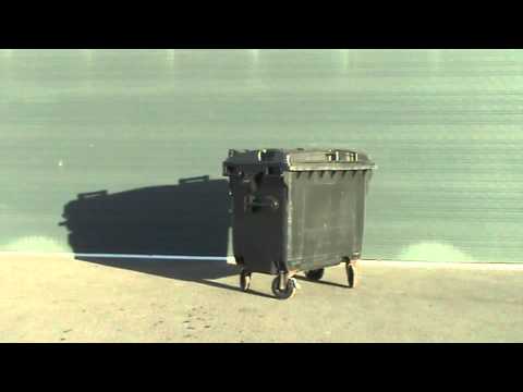 660 liter rolcontainer, rolcontainers huren - YouTube