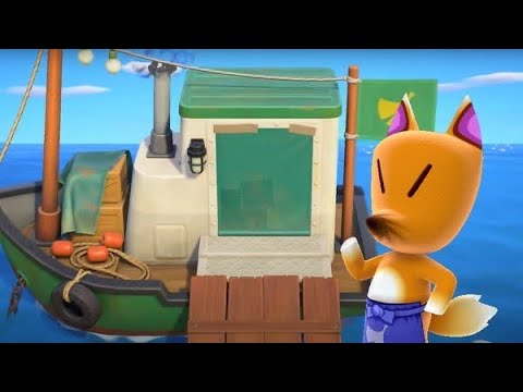 WMP: Animal Crossing New Horizons Part 38 I Spotted Redd’s Boat ...