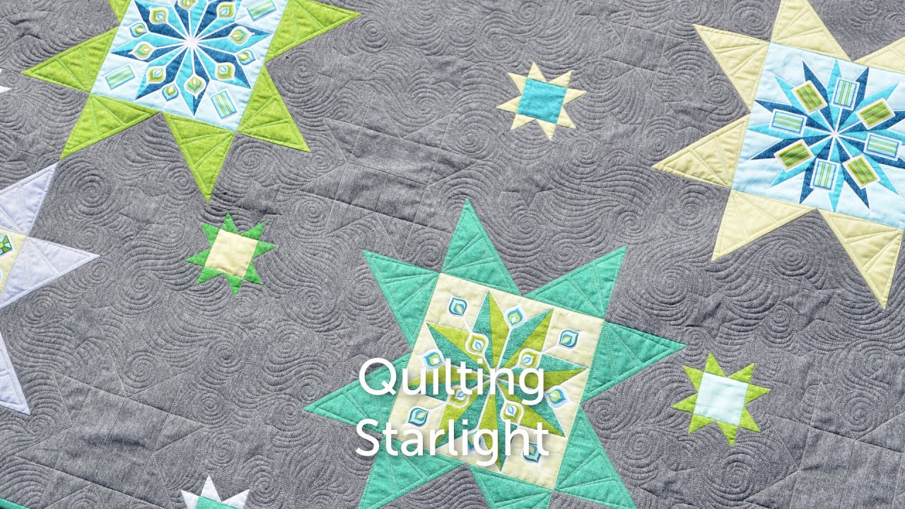 Cotton Shot Collective: How to quilt Starlight - YouTube