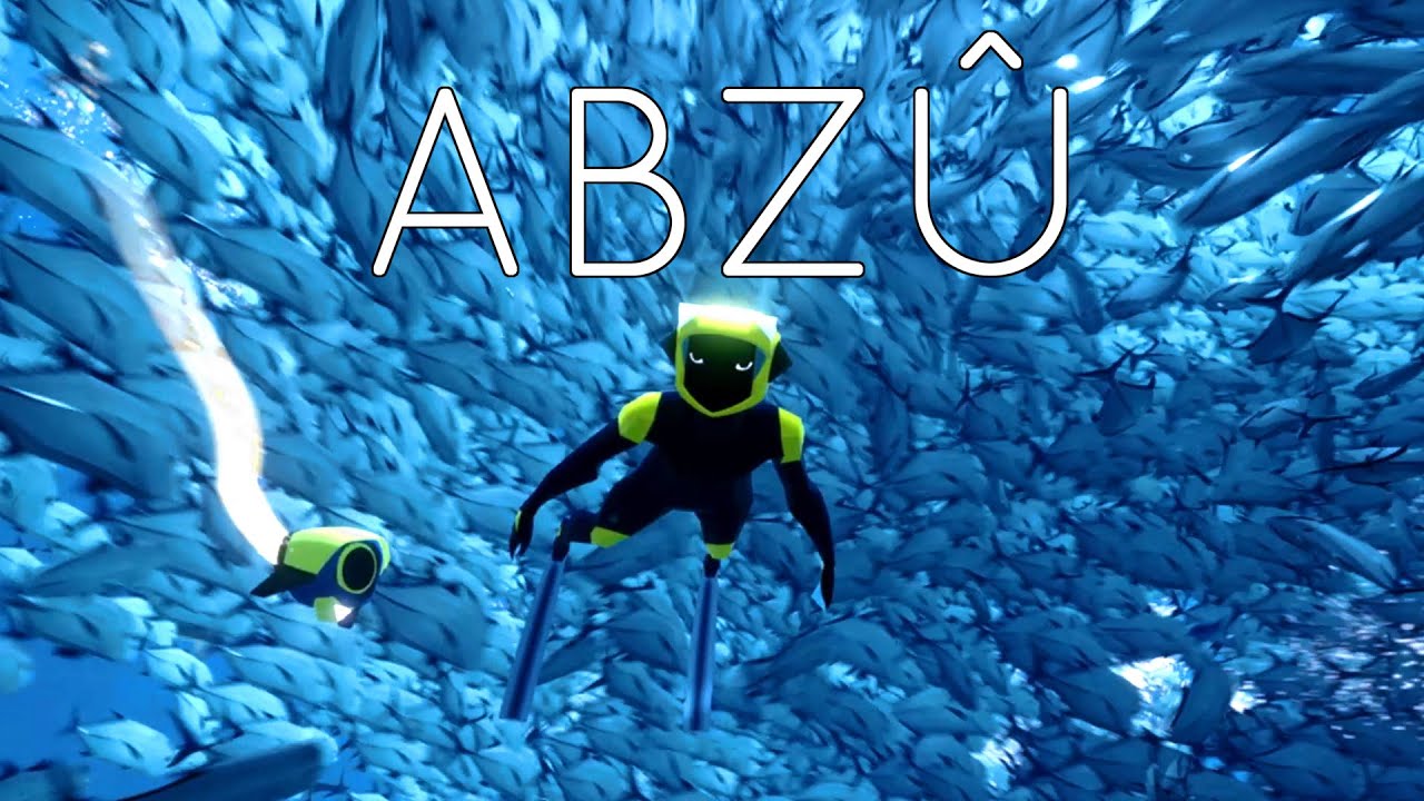 Abzu PS4 - Swimming with Whales - Lets Play Abzû Gameplay - YouTube