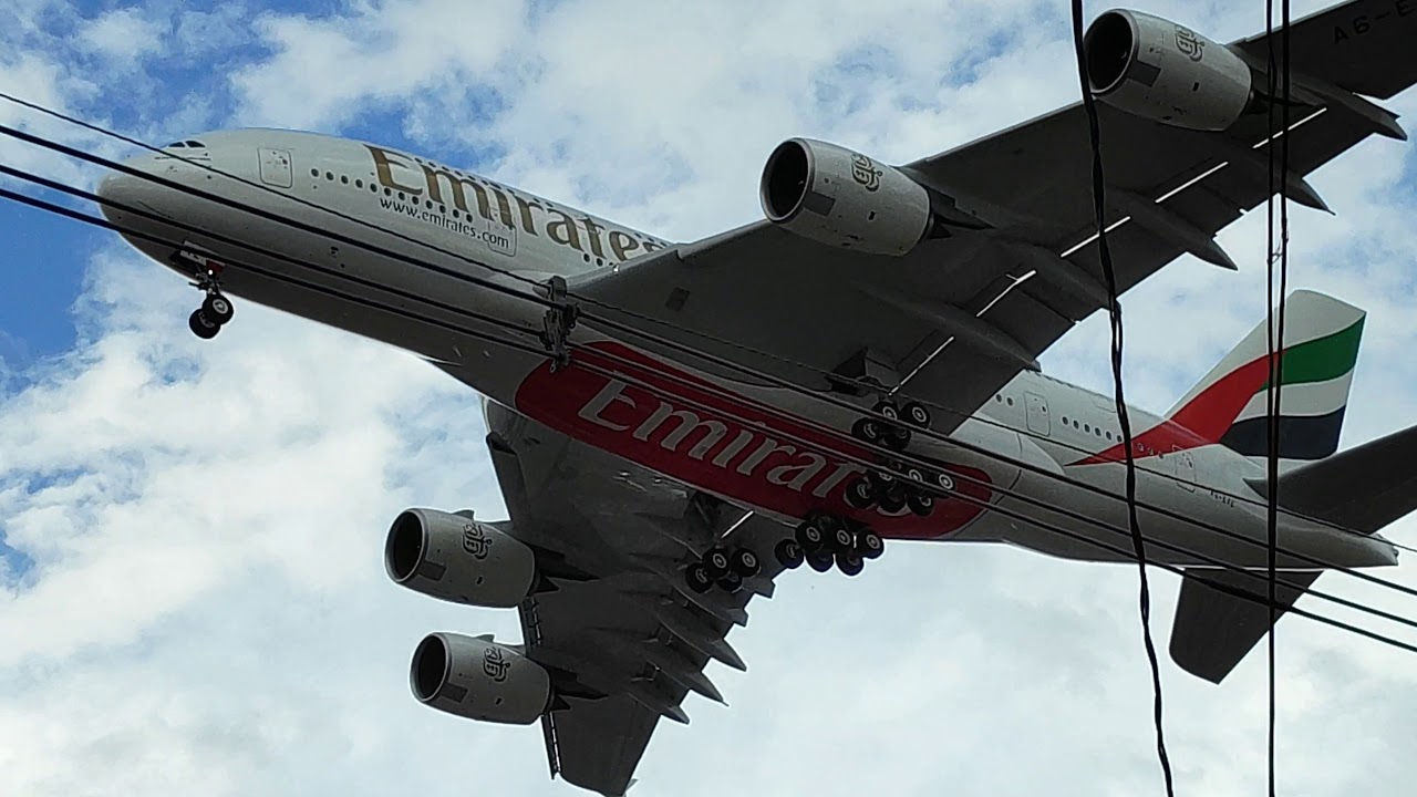 A380 Emirates Guarulhos/SP - 01/12/2018 4k - INSCREVA-SE !!! - YouTube