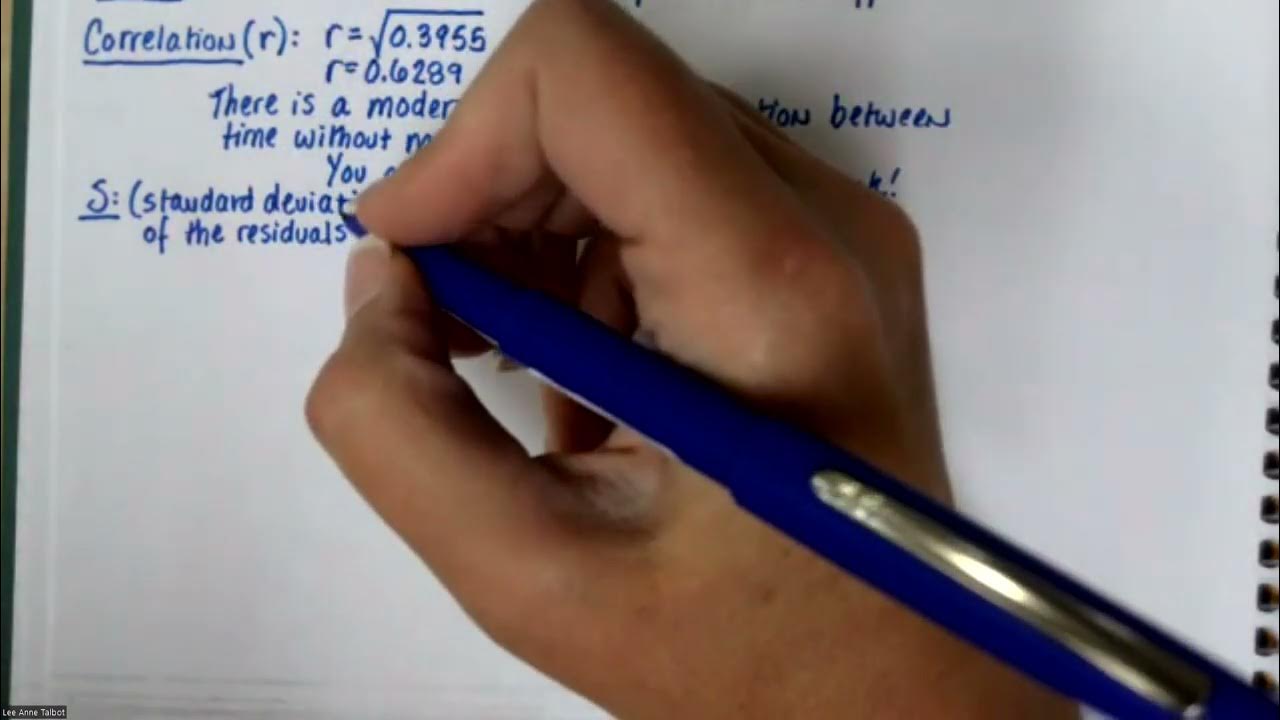 9/12 - The Practice of Statistics 6e - 3.2C Interpreting Computer Regression Output, Regression ...