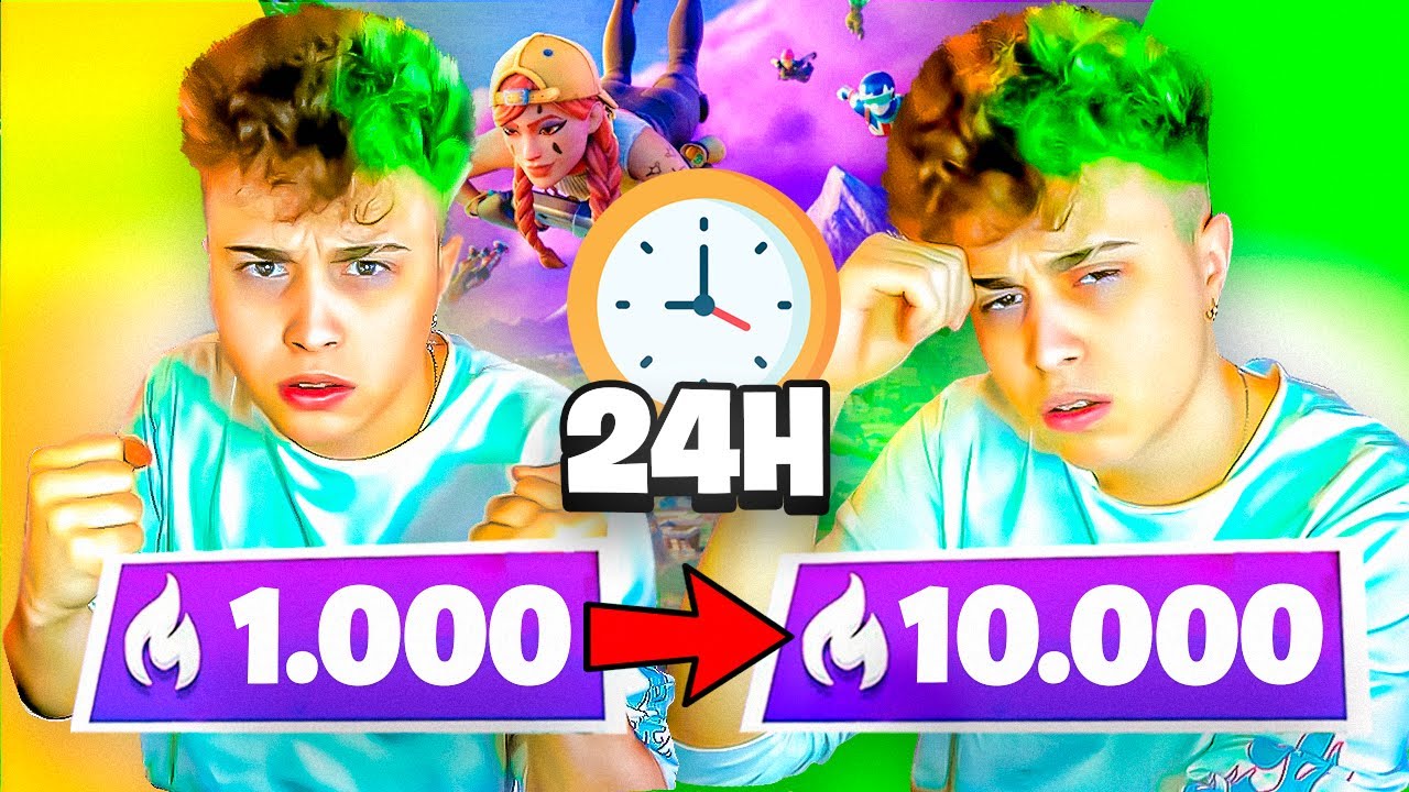 PASÉ 24 HORAS JUGANDO ARENA LATE GAME en FORTNITE - MateoZ - YouTube