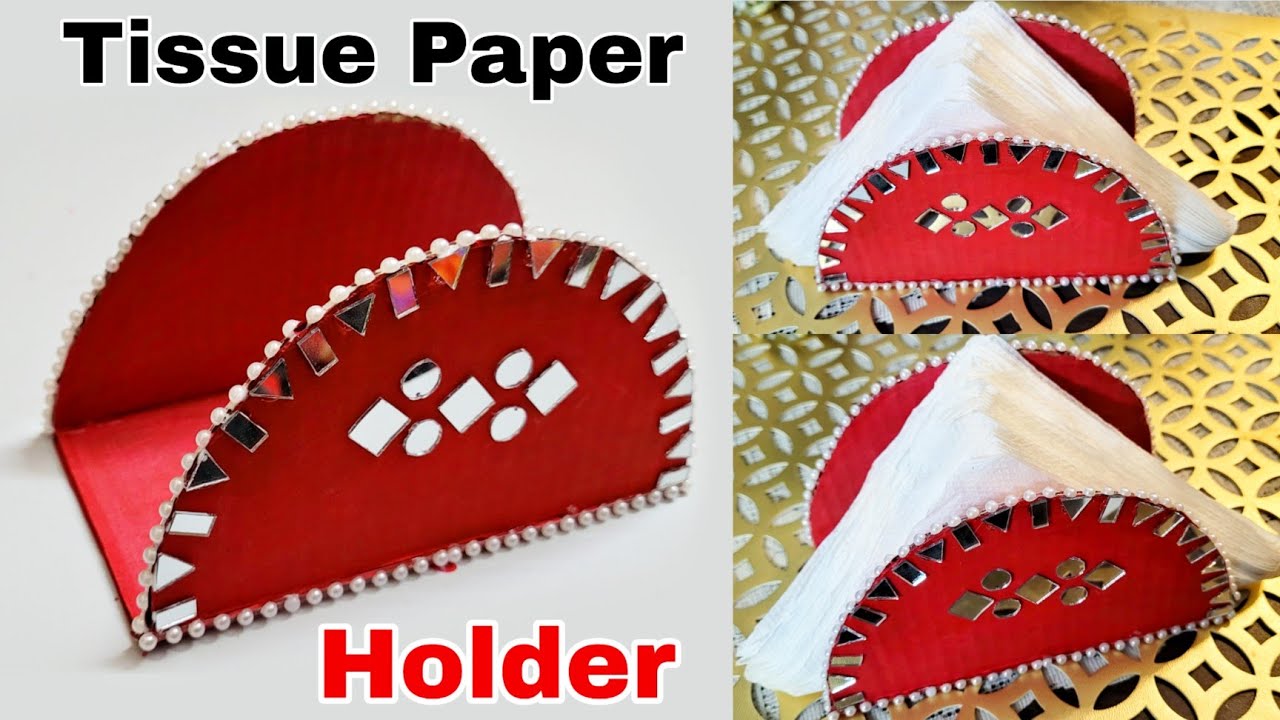 EASY DIY Tissue Paper Holder | Paper Napkin Holder | Cardboard Crafts ...