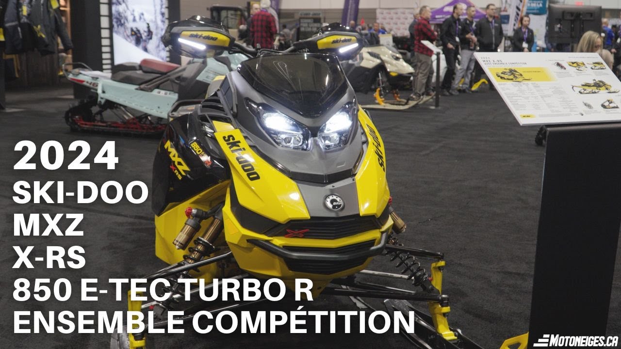 2024 Ski-Doo MXZ X-RS 850 E-TEC Turbo R ensemble compétition - YouTube