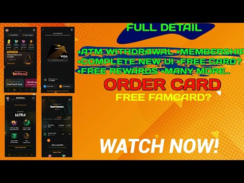 NEW FAMCARD LAUNCHED | famX CARD | FAMPAY NEW UPDATE | FAMPAY LATEST ...