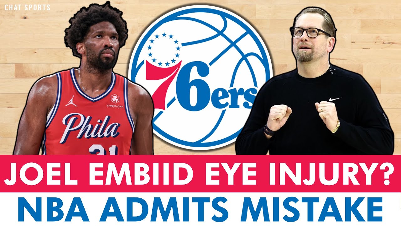 DEVELOPING 76ers News: Joel Embiid Nerve Damage In Eye? NBA ADMITS ...