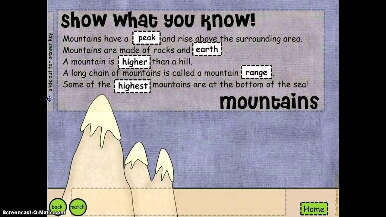 Landforms for Smartboard with Discovery Education Links PREVIEW - YouTube