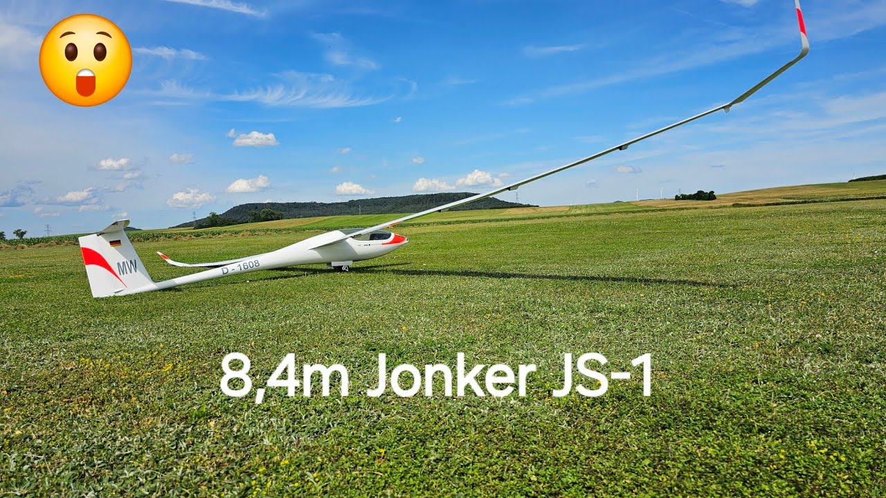Jonker JS-1 Revelation 8,4m REMEC giant scale Glider 25kg, 12S FES ...