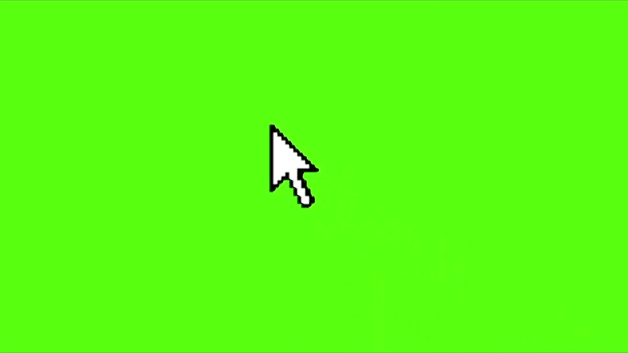 Mouse click green screen - YouTube