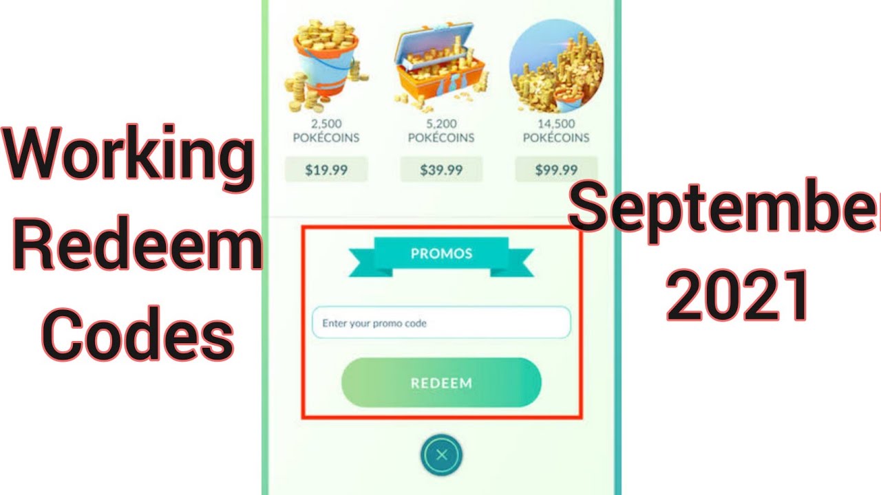 Pokémon Go | Redeem Promo Codes | Not a big one though working ones ...