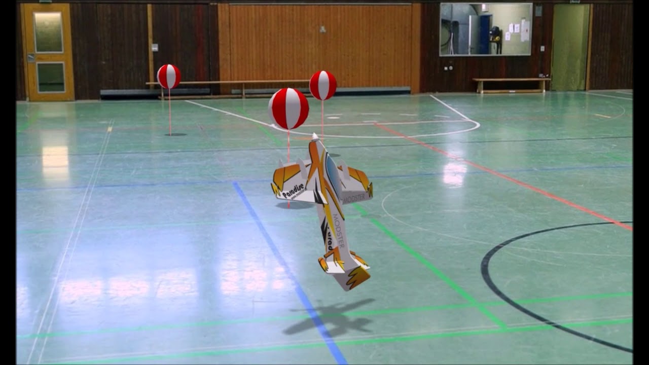 Balloon training with a Plane - YouTube