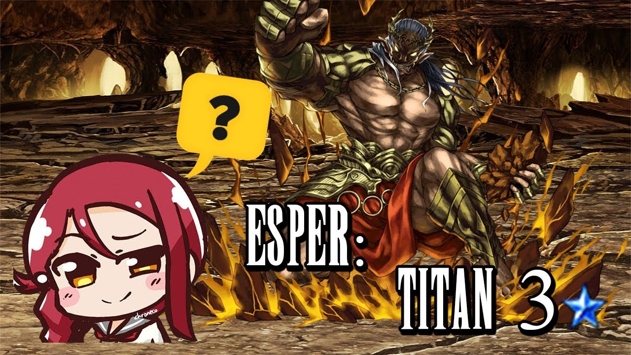 |FFBE| Guía Espers : Titán 3⭐ Que buen OTK =) - YouTube