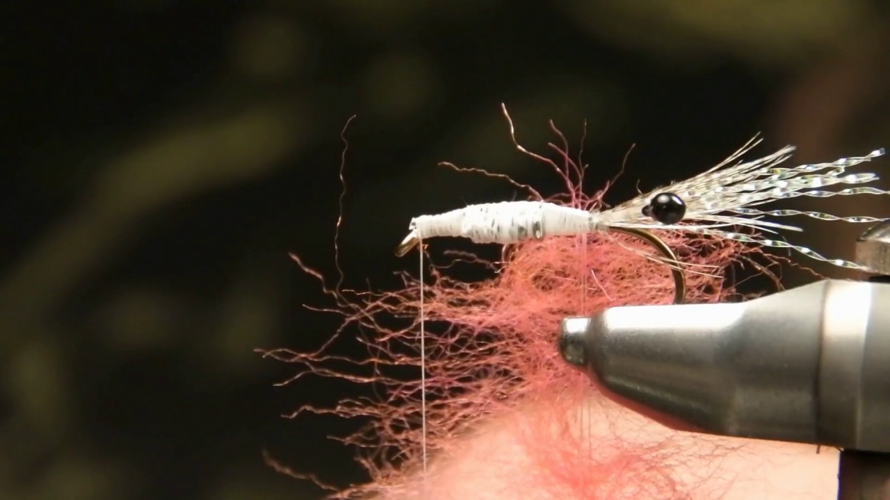 Fly Tying Pink Shrimp - YouTube
