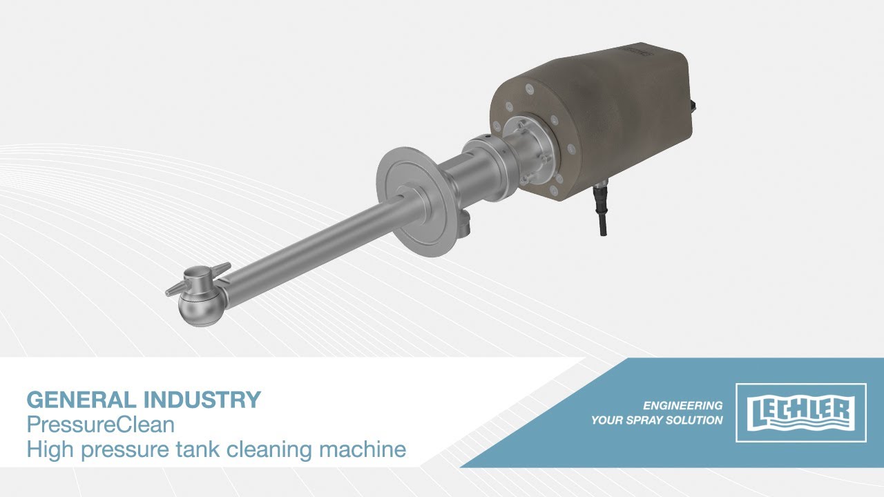 High pressure tank cleaning with PressureClean - YouTube