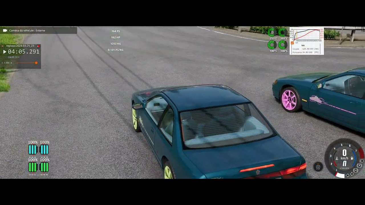 Identical cars with and without front sway bar - YouTube