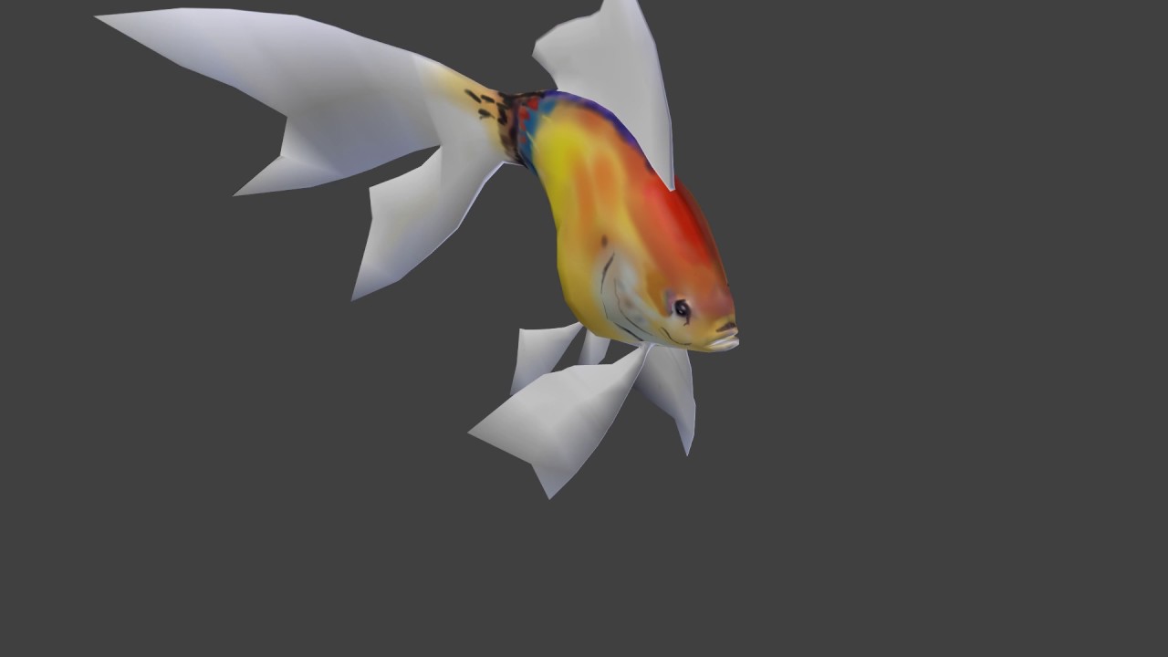 fish animation blender 3d rigging, modelling and texturing - YouTube