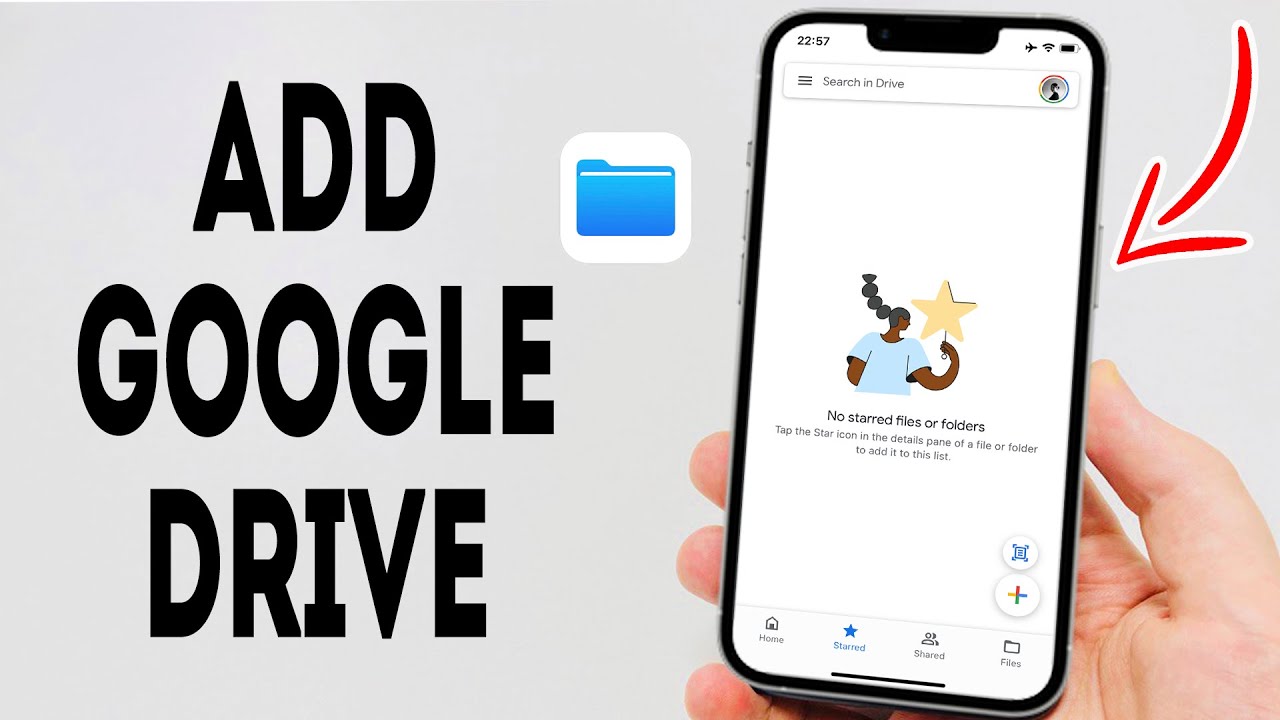 How To Add Google Drive To Files App On iPhone - Full Guide - YouTube