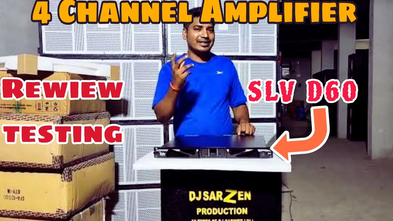 4 Bass 4 Mid 12000+6000 watt SLV D60 Beta Three Amplifier Testing Video ...