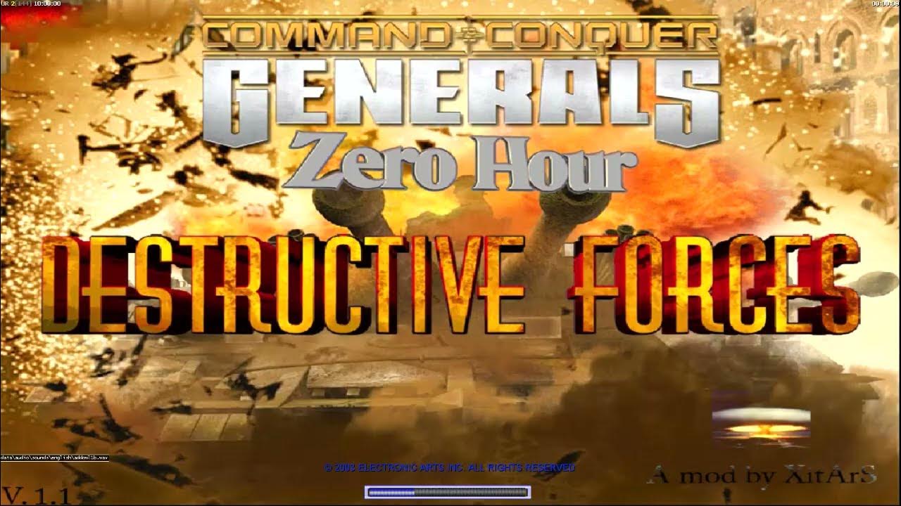 C&C Generals Zero Hour - Destructive Forces MOD - YouTube