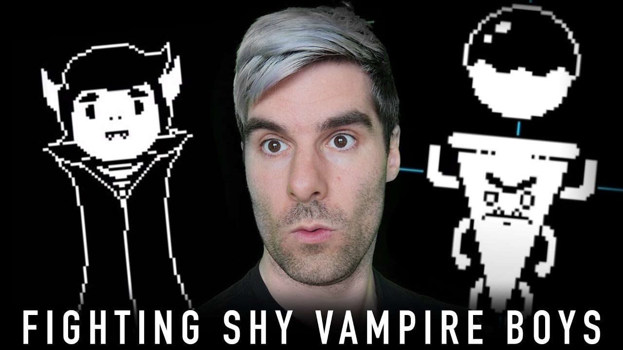 Undertale Yellow: Dalv The Shy Vampire Boy - YouTube