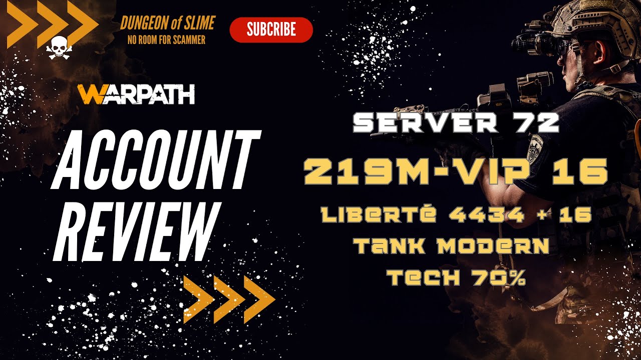 Server 72 - ATP 219m - VIP 16 - LIBERTÉ 4434 - TANK MODERN TECH 70 ...