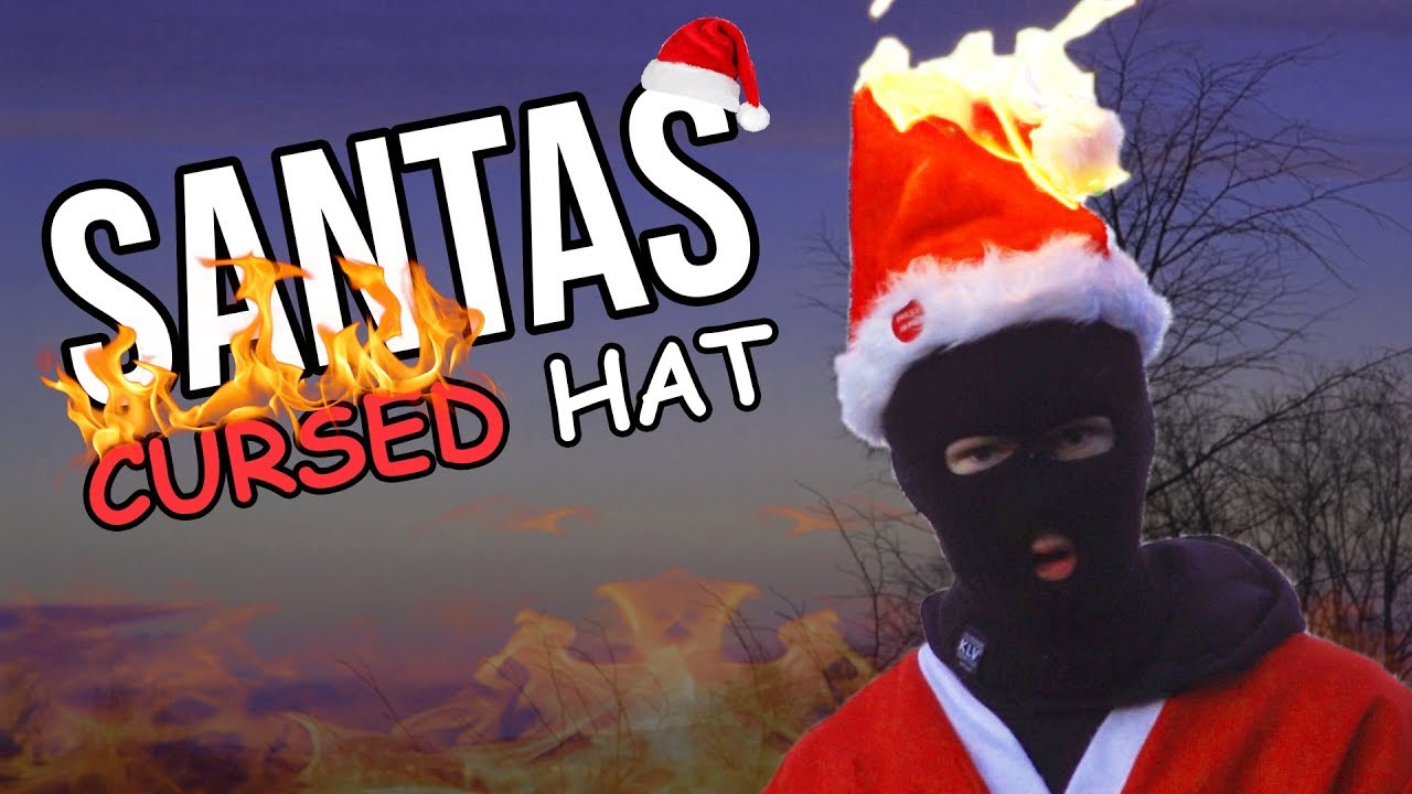 Santa's EVIL CURSED Hat! (ALMOST DIED not) - YouTube