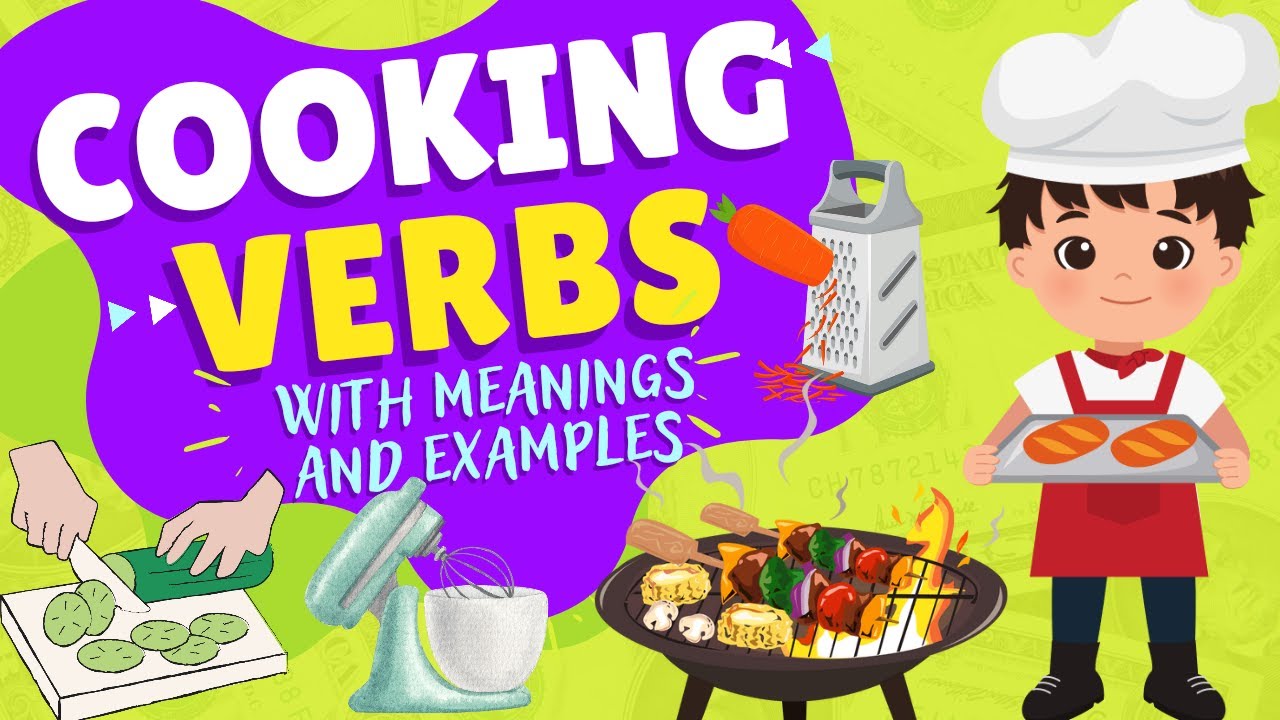Cooking verbs in English|Common Cooking Verbs with Meanings and ...