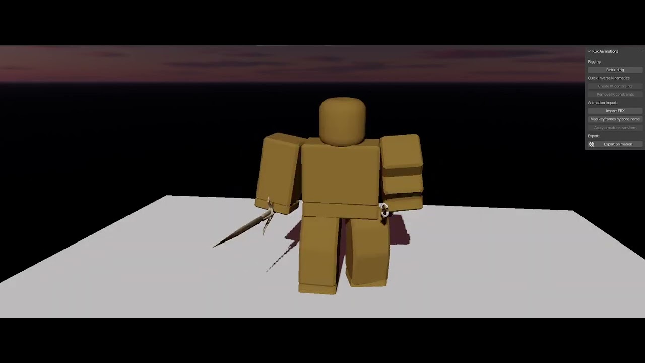 Knight Cross:Training Sword Sheath Animation - YouTube