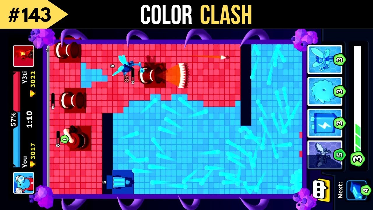 Color clash gameplay - color clash game - color clash mod apk #143 ...