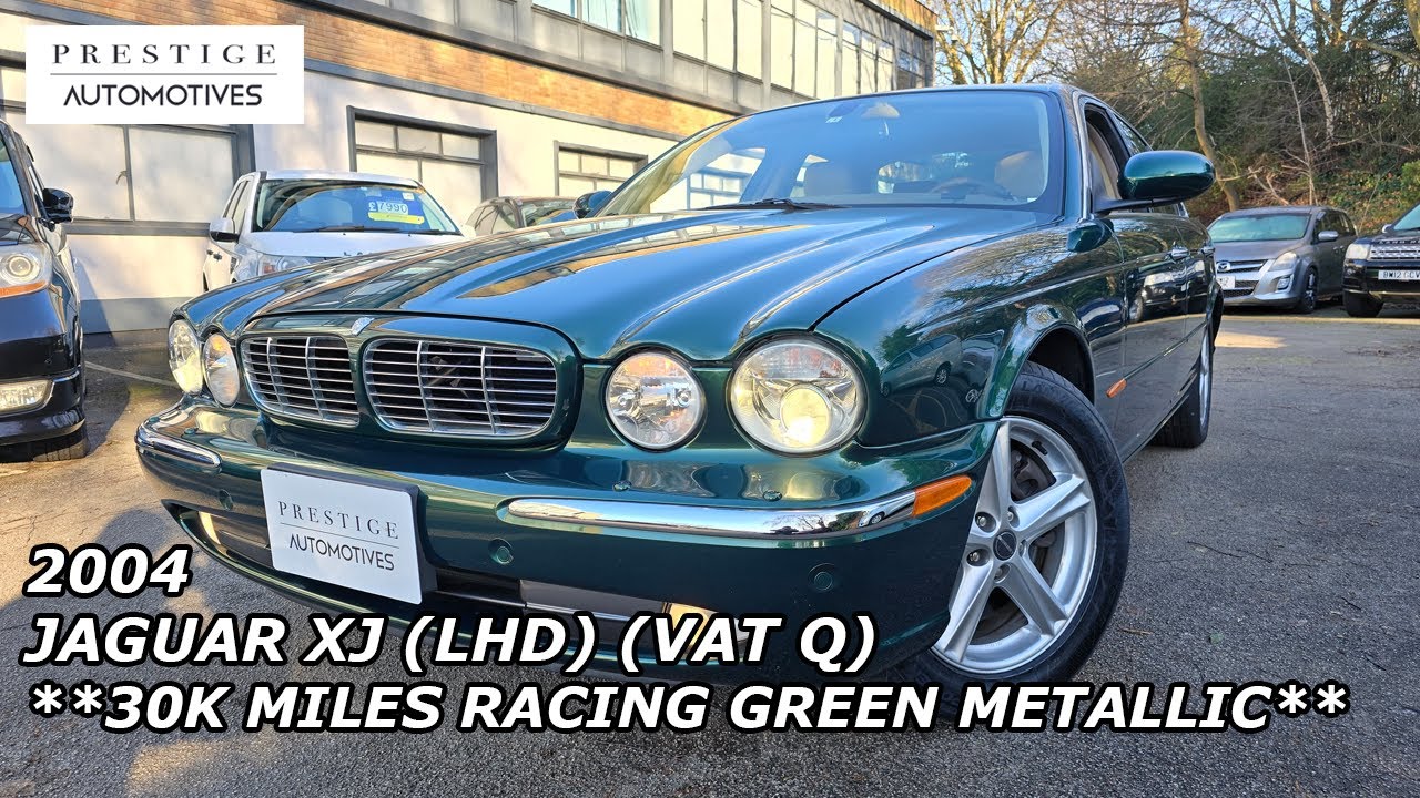 Jaguar XJ 3.6 V6 Petrol LHD 30,000 Miles - Video Presentation - Green ...