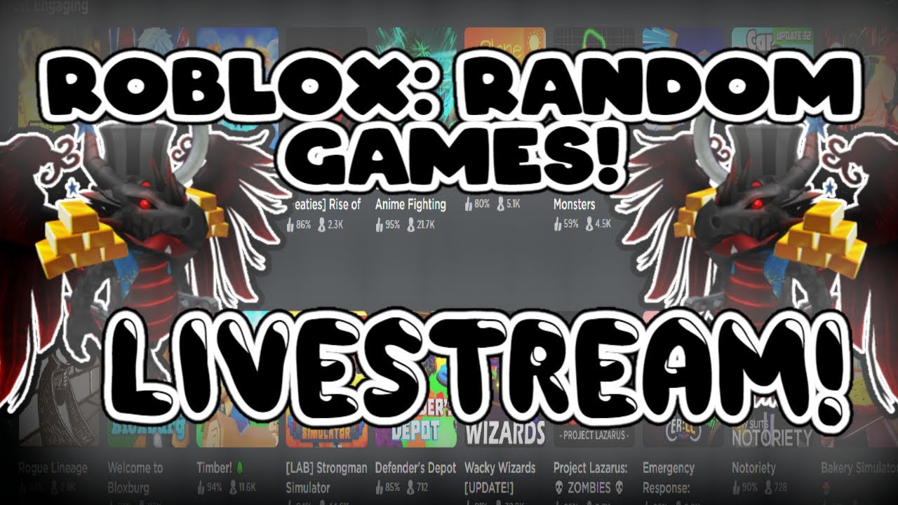 Roblox - Playing random games - (Item factory, shindo, RON and more ...