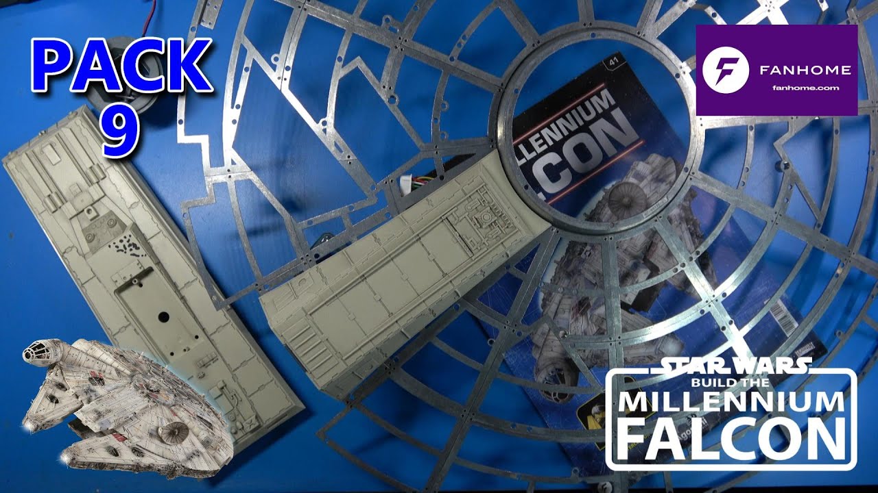 Star Wars Millennium Falcon Stages 37 to 41 By FanHome | ASMR - YouTube