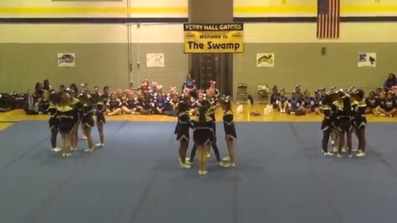 Perry Hall High School JV Cheerleading Competition 10.24.15 - YouTube