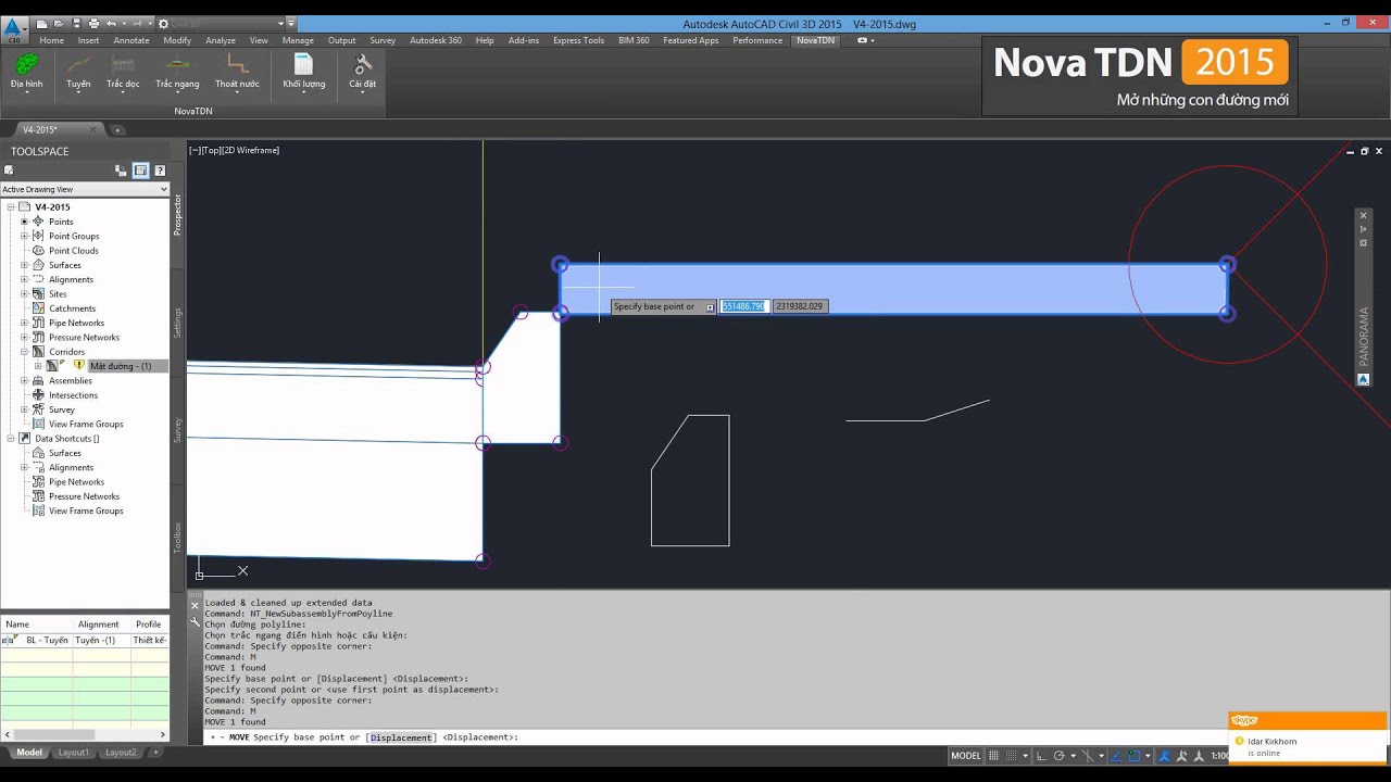 Tạo cấu kiện (subassembly) từ polyline trong Nova TDN 2015 - YouTube